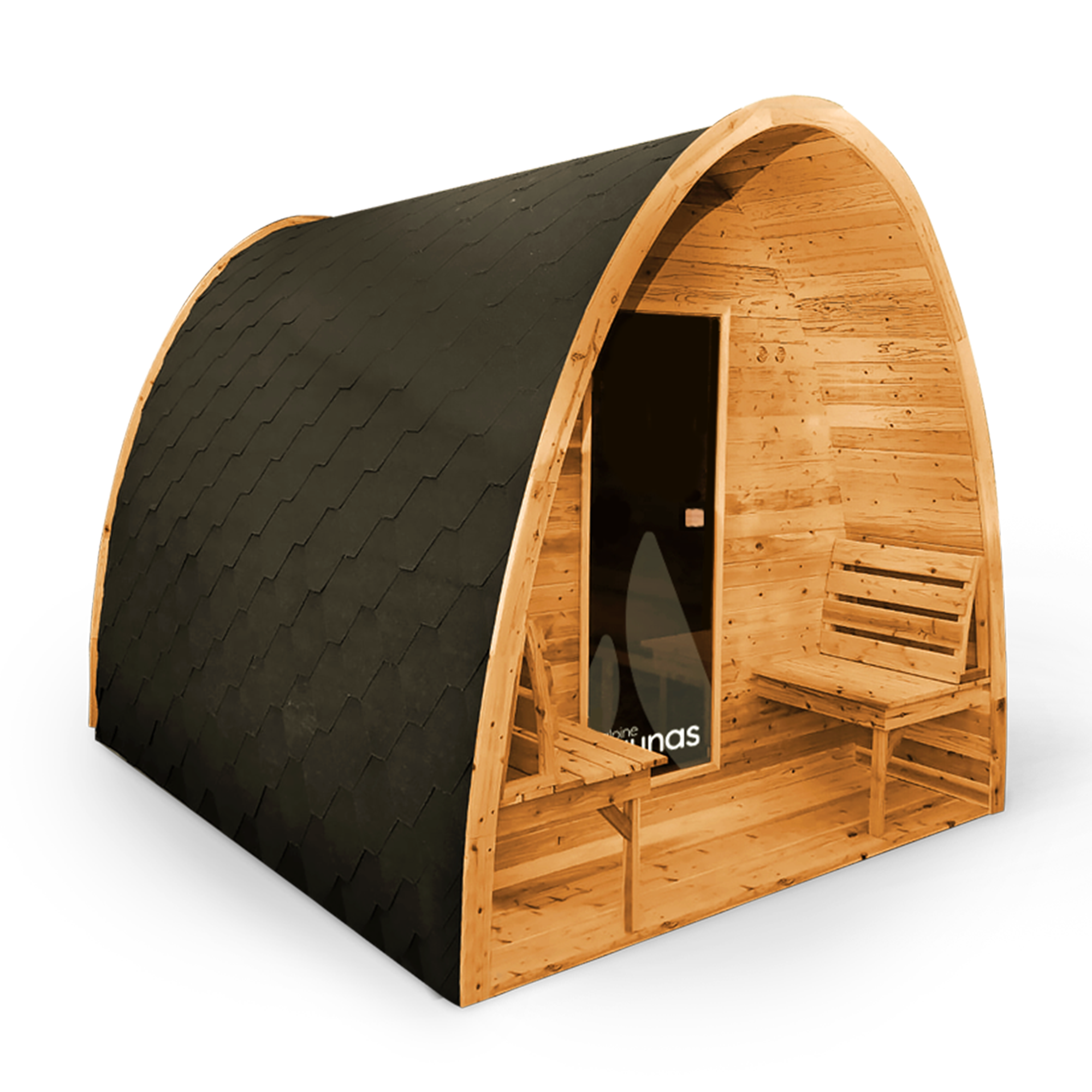 Hut | 8 Person Traditional Outdoor Sauna | Alpine Spas™ AU