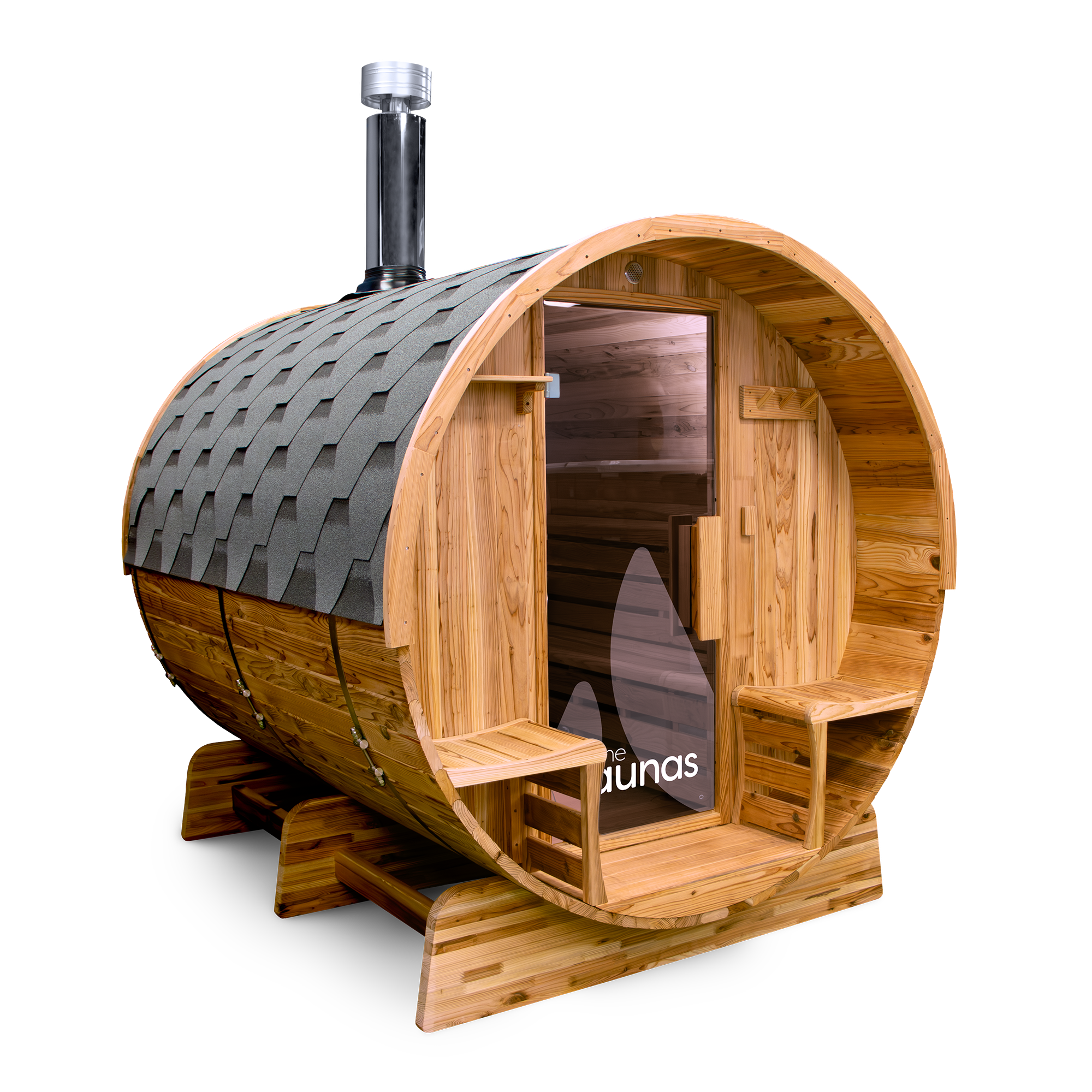 Wood-Fired Barrel | 4 Person Cedar Sauna | Alpine Spas™ NZ